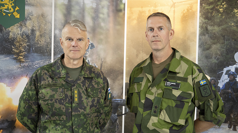 New Chief of Swedish Army visited Finland - Defence Forces Logistics ...